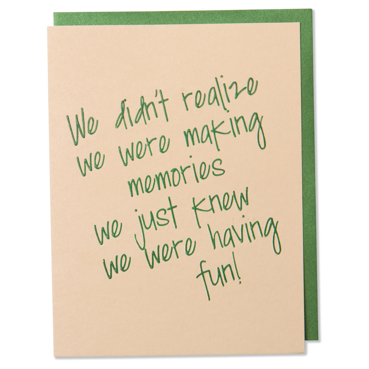 Friendship Card, Making Memories And Having Fun Card - WowWordZ