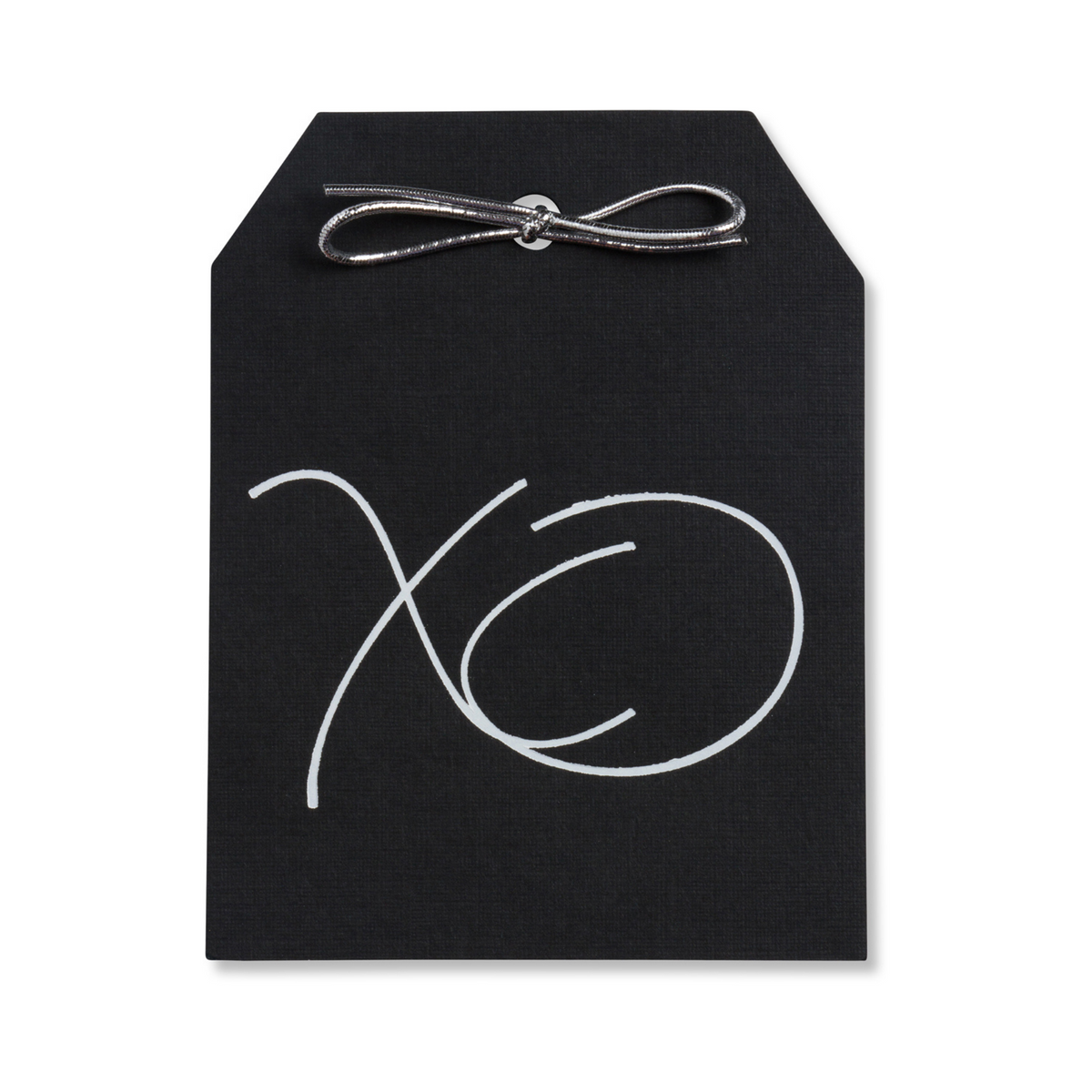XO Black and White Foil Tags Pack of 10 - WowWordZ